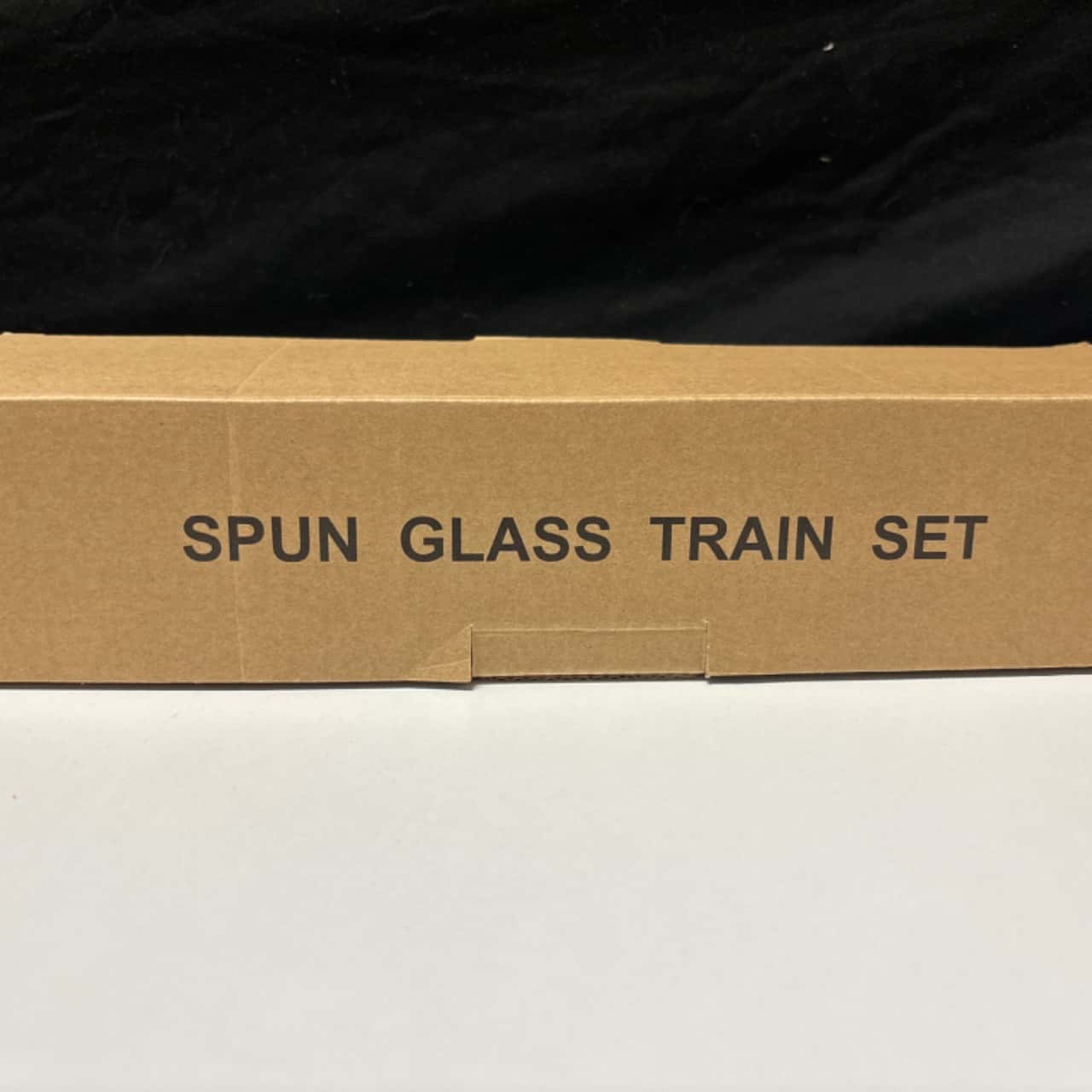 Spun glass Avon train set (s)