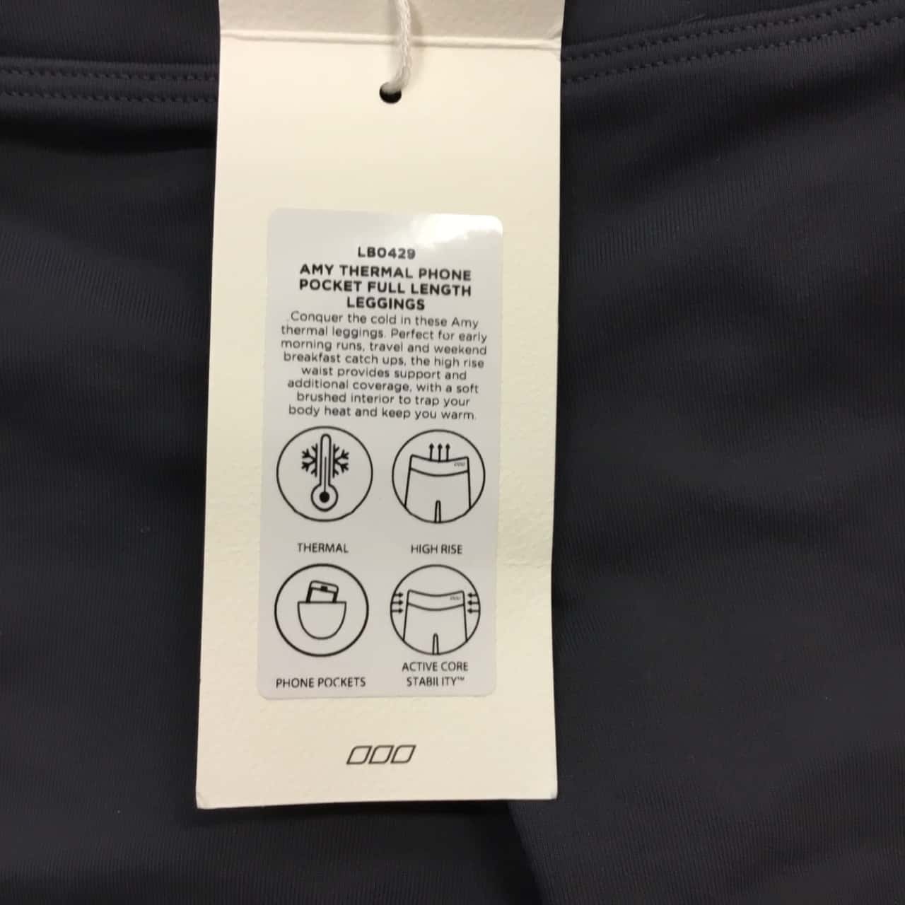 Lorna Jane Thermal Leggings -Grey