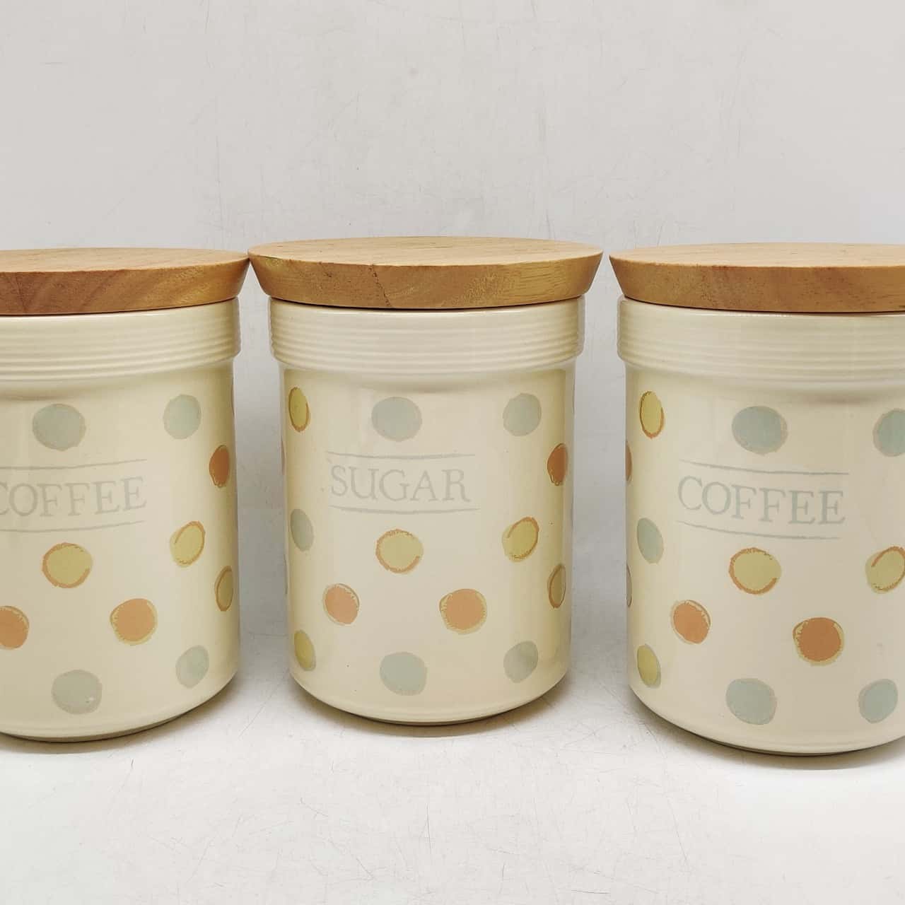 Kitchen Craft Classic Collection Storage Containers - 2 Coffee & 1 ...