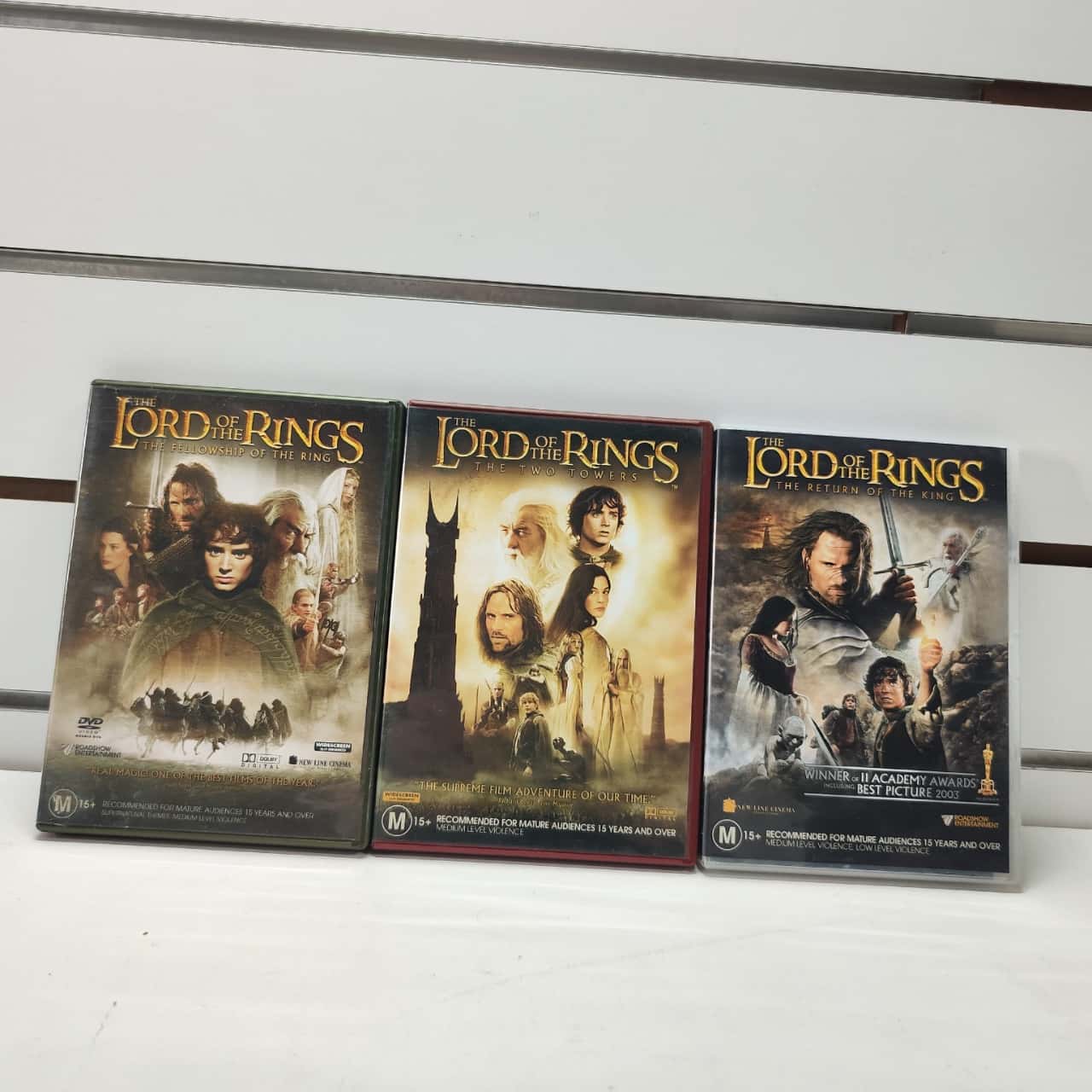 LOTR Trilogy DVD