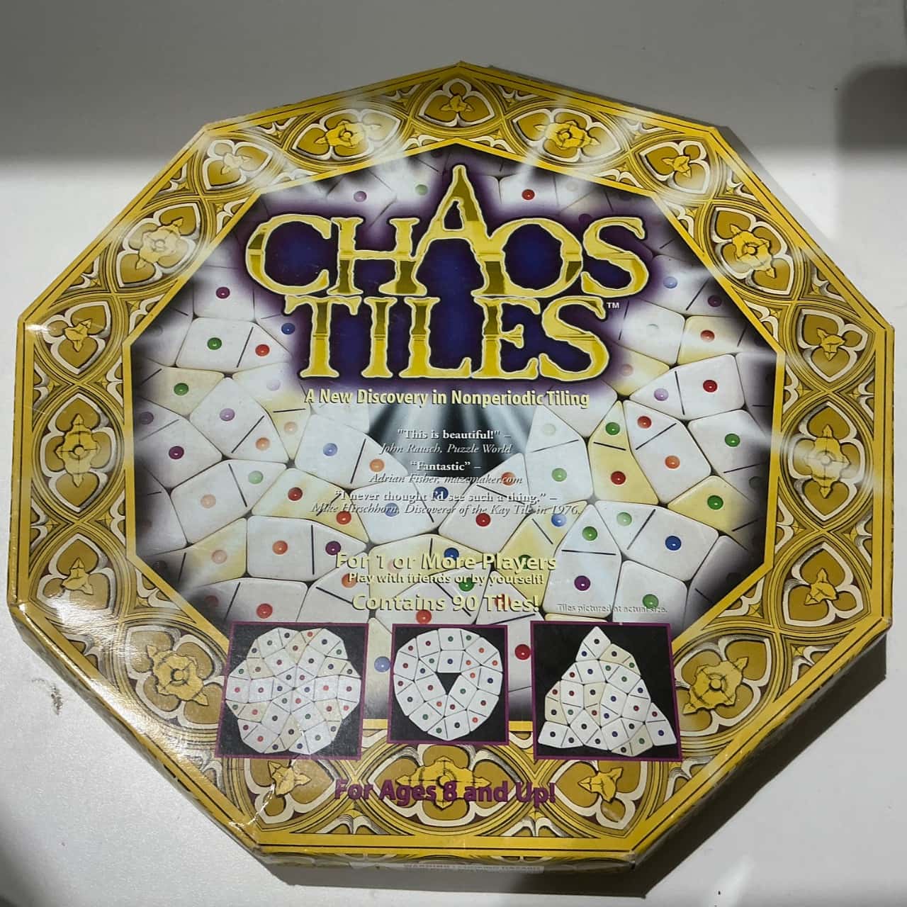 Vintage Family Game Chaos Tiles Game Ed Pegg Jr 1999