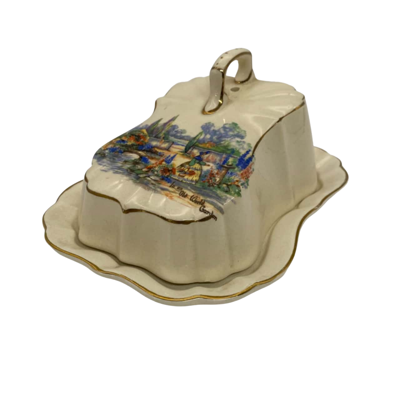 Vintage Lancaster & Sandland Porcelain Covered Butter Dish(s)
