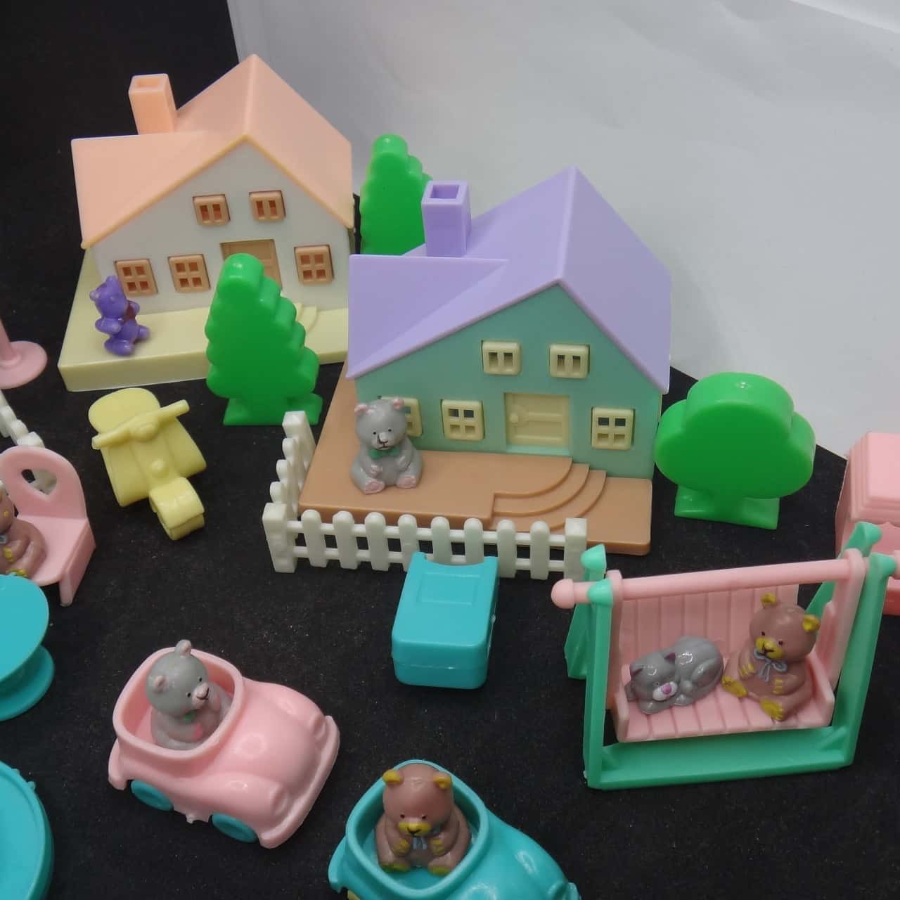 Rare Teddy's Wonderland Miniature Toy Set - Circa 1990's(s)