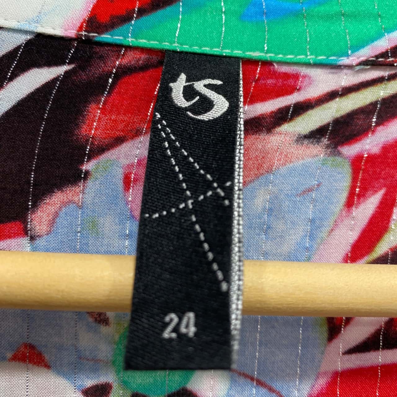 Taking Shape Womens Size 24 Floral Dress Multicoloured