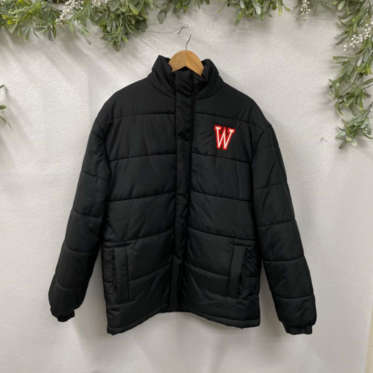 Factorie Mens Size M Puffer Jacket Black BNWT