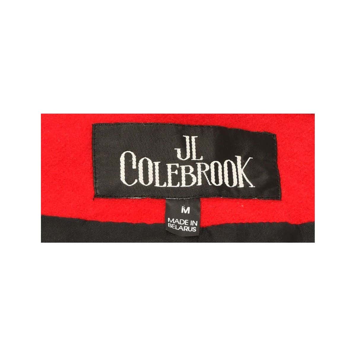 Jl Colebrook Women's Size L Wool & Cashmere Blend Winter Jacket Red (s)