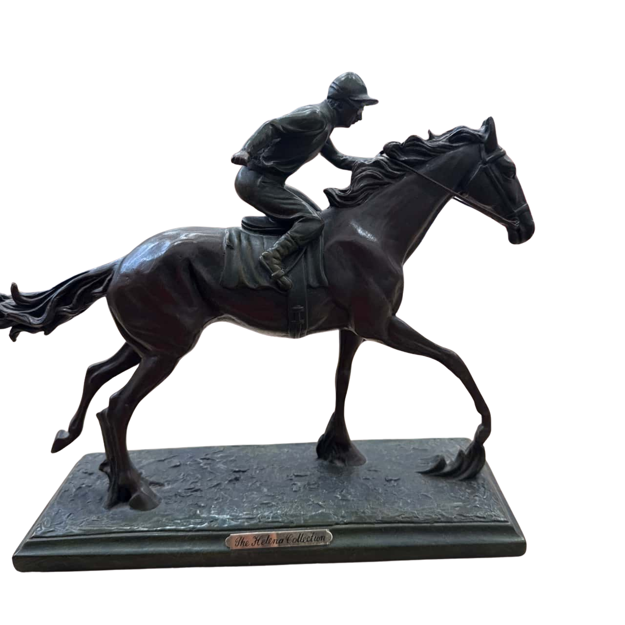 The Helena Collection Horse /Jockey Figure Sculpture