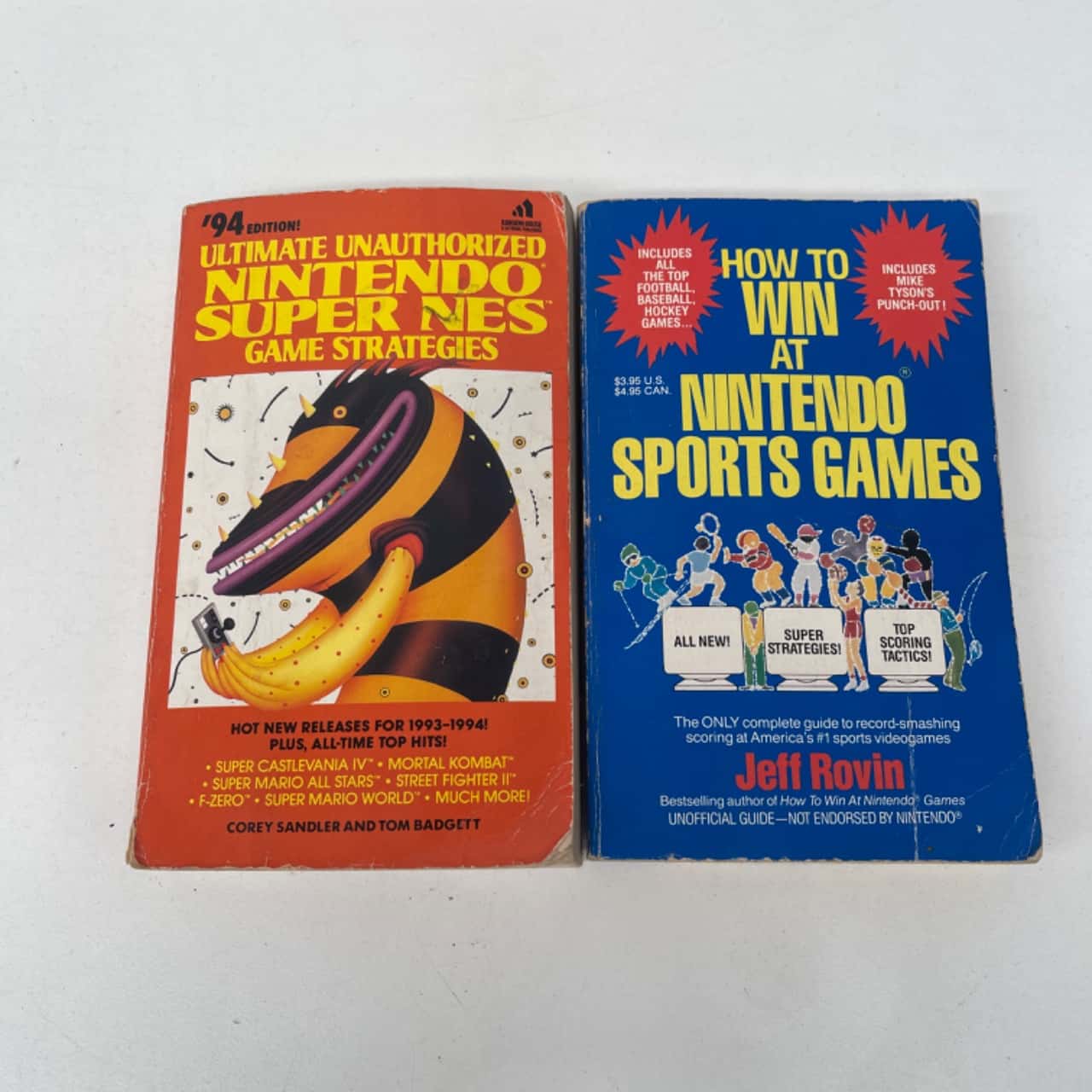 2 x vintage Nintendo books