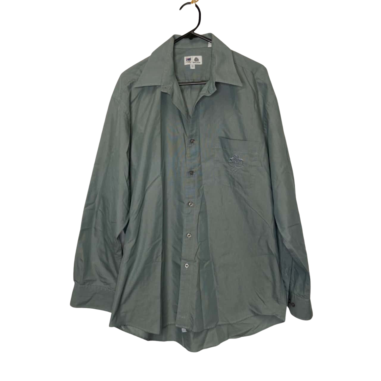 Woolmark Mens Size 42 Long Sleeve Sydney 2000 Olympics Dress Shirt ...