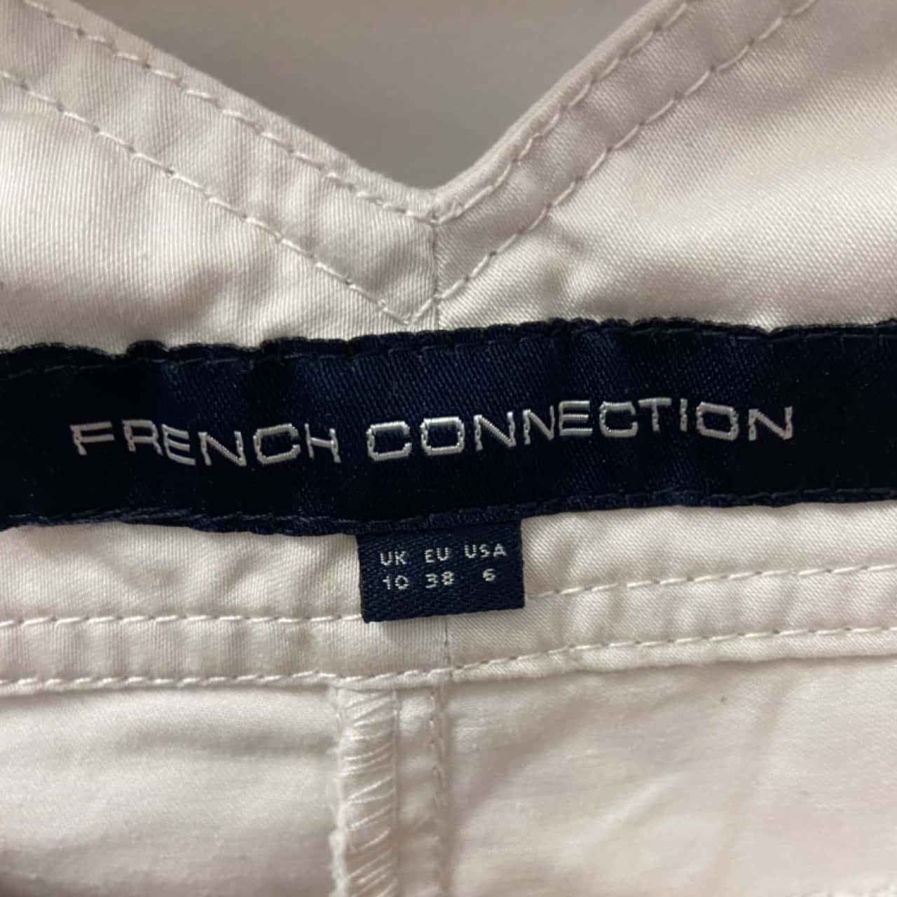 French Connection Womens Size UK 10 Chinos Off White (s)