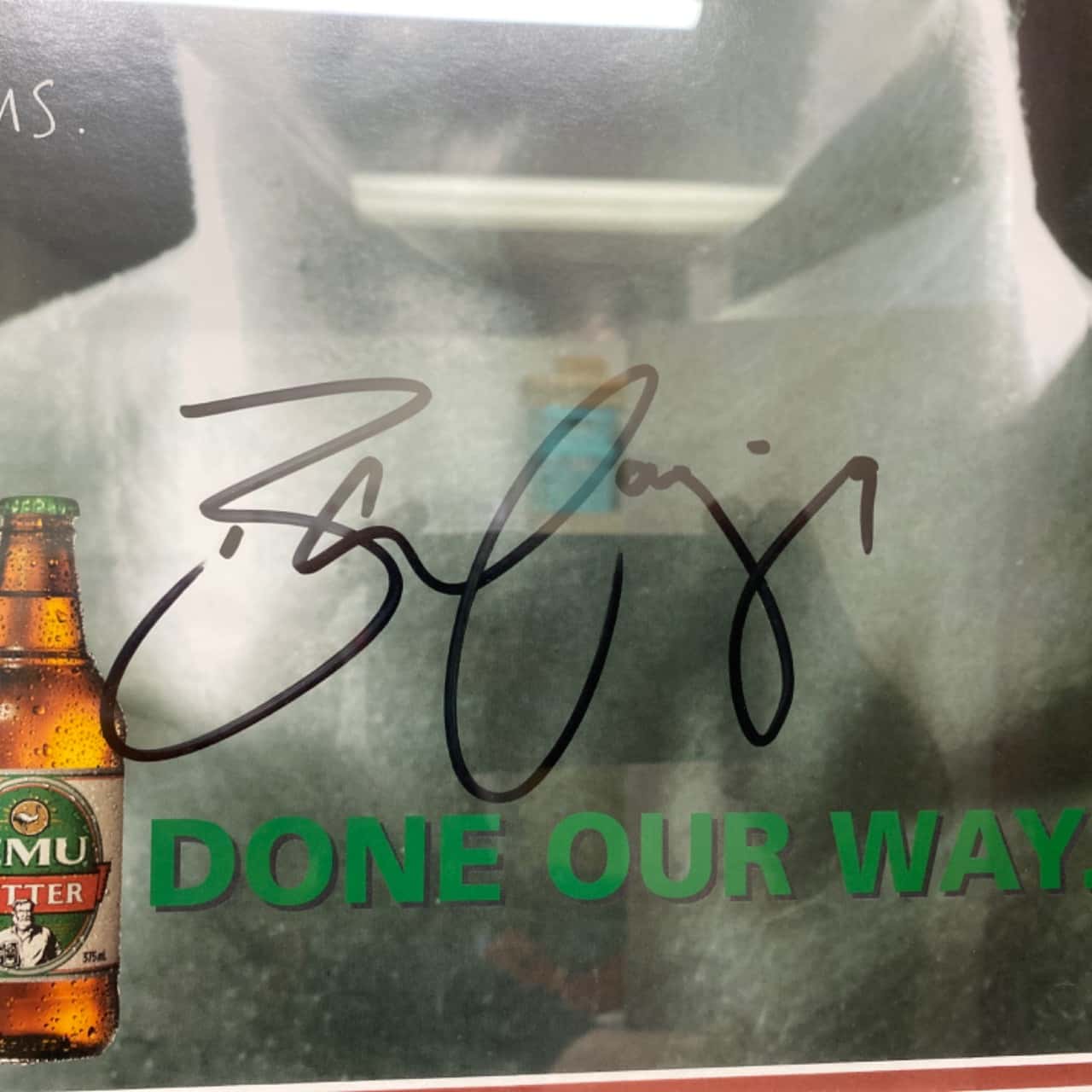 Ben Cousins Framed Autograph