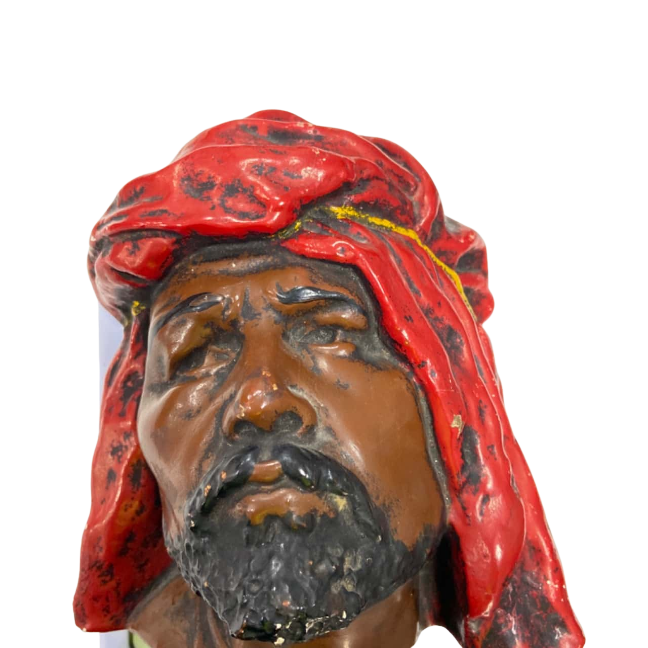 Wall mounted Male plaster/chalkware head(s)