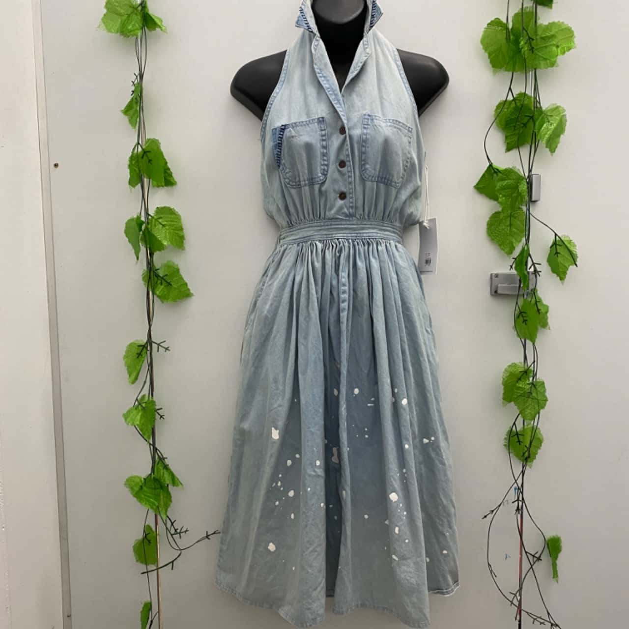 Womens ONE X ONETEASPOON Pale Blue Swoon Dress Brand New(s)