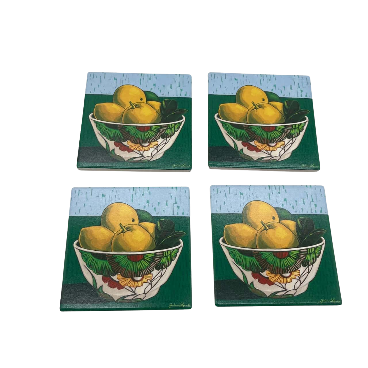Lilli Rock Lemon Bowl Coasters(s)
