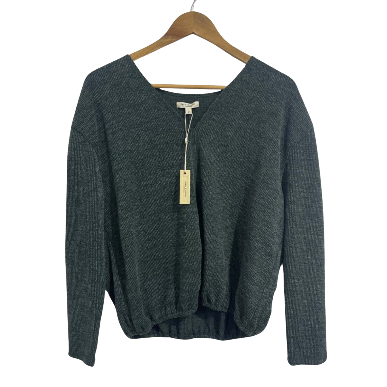 Max Studio Womens Size M Evergreen Sweater (s)