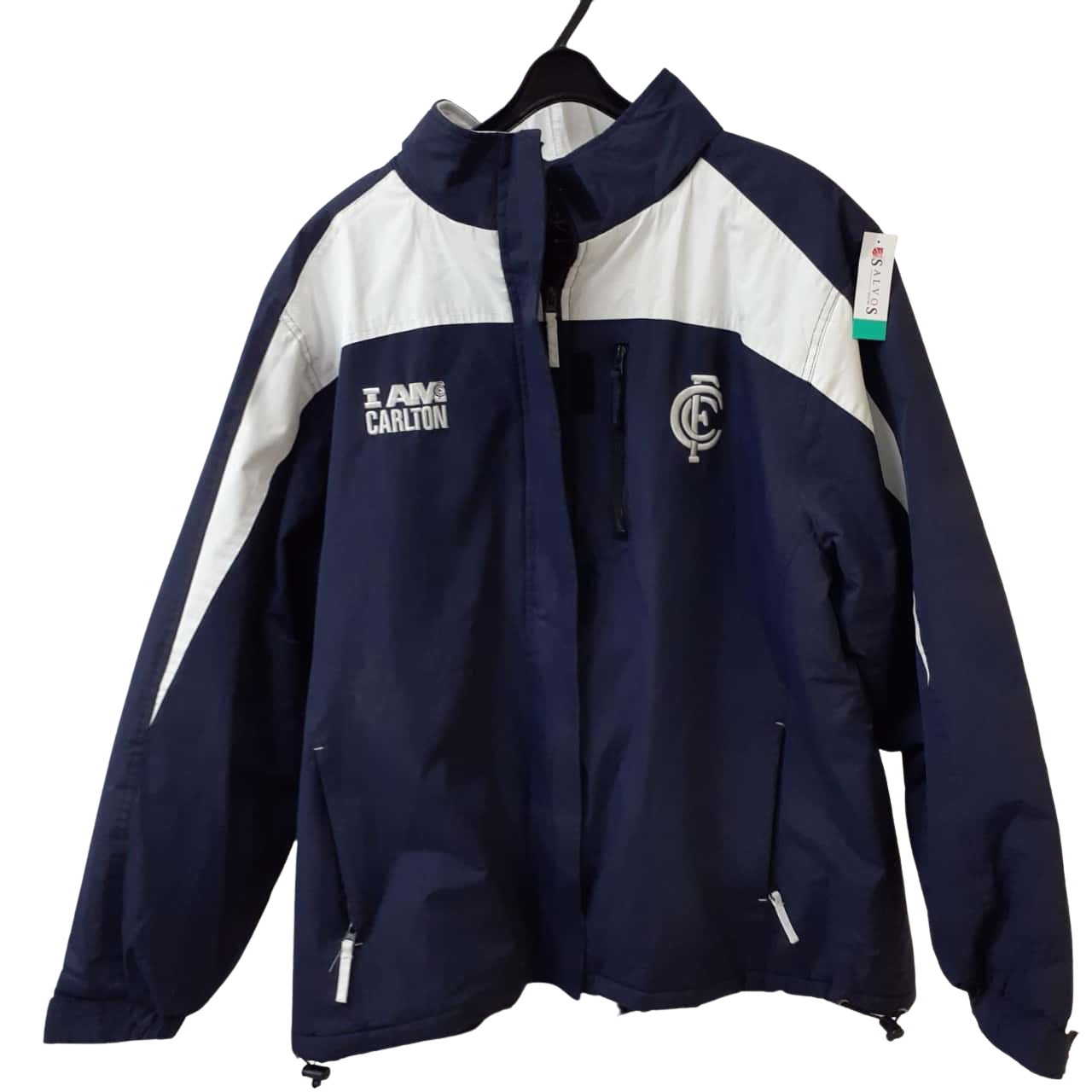 REDUCED 50% OFF Offical AFL Carlton Jacket Unisex Size L Winter Coat ...