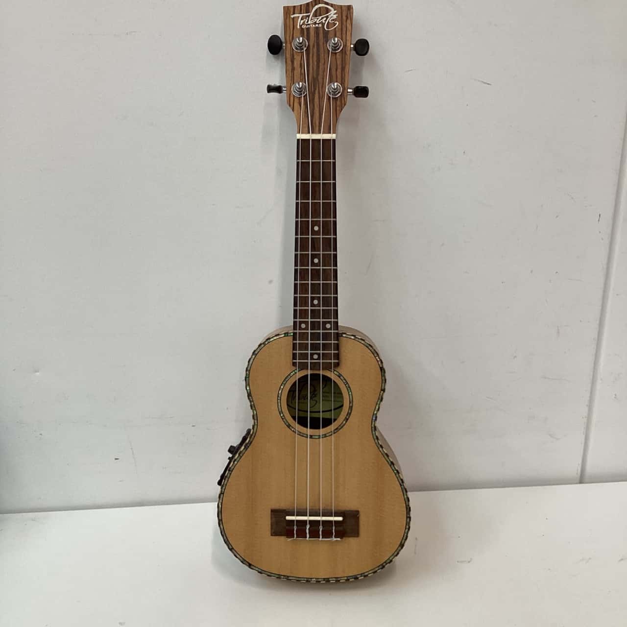 Tribute Soprano Electric Acoustic Ukulele w/ Tuner