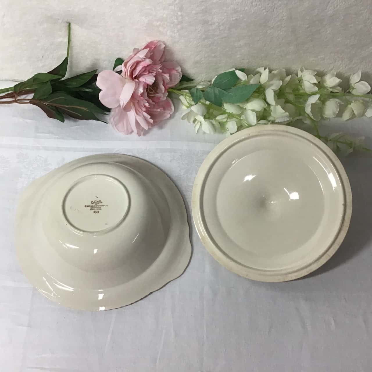 Vintage Solian Ware Simpsons (Potters) Ltd Cream / Gold / Floral ...