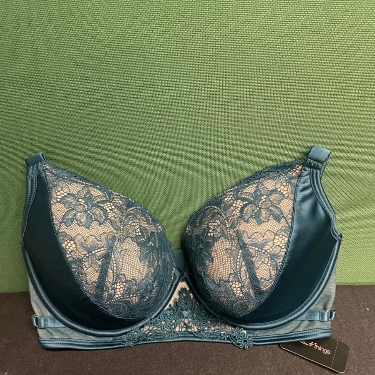 Bras N Things Dark Green & Nude Bra(s)