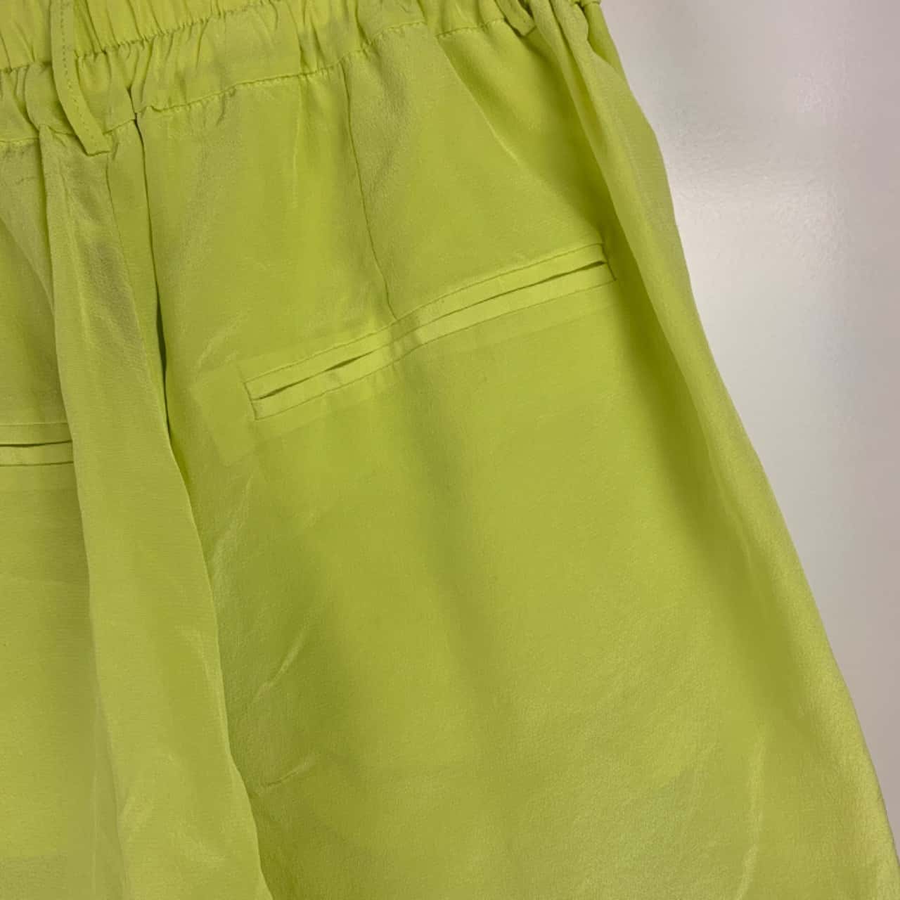 Scanlan Theodore Womens Silk Size 6 Shorts Green