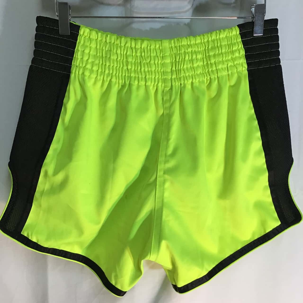 Fairtex Mens Size XL Black / Yellow Satin Boxing Shorts(s)