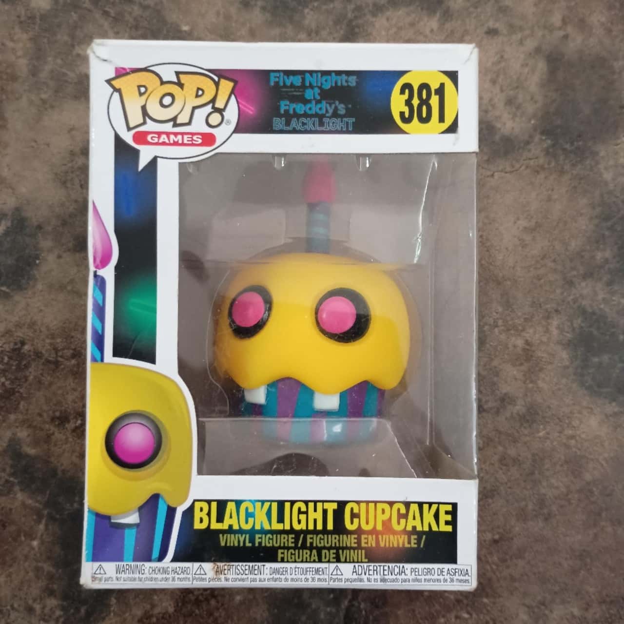 Five Nights At Freddy's 381 Blacklight Cupcake Funko POP(s)