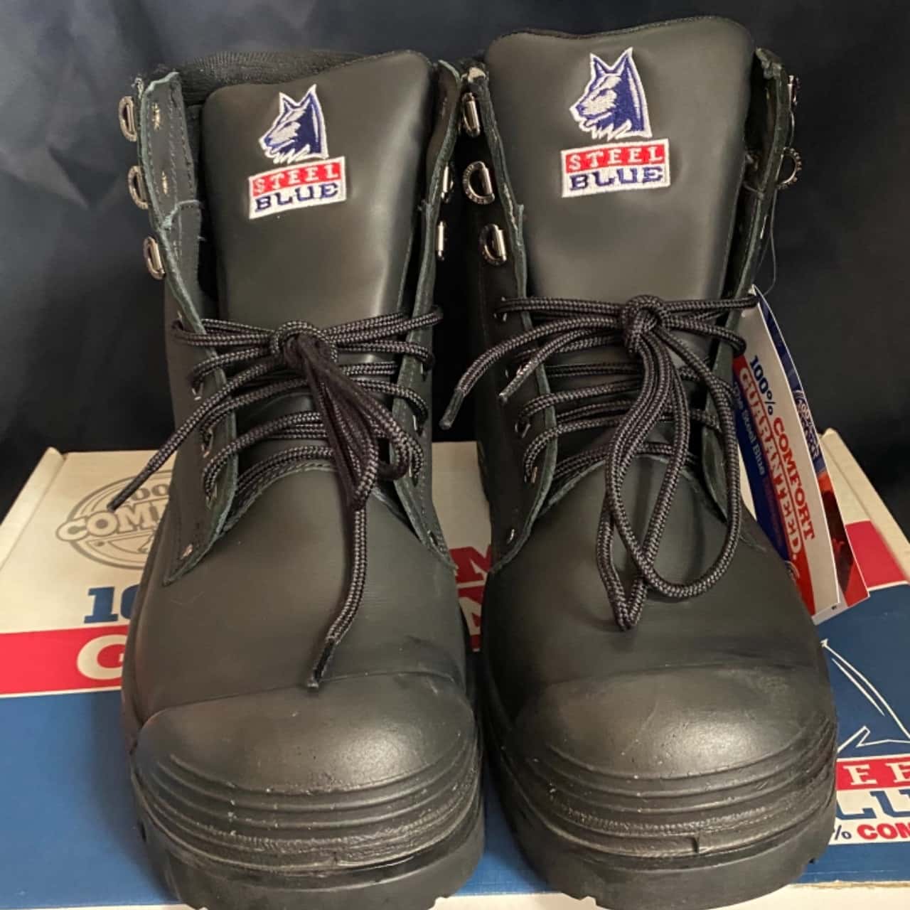 Steel Blue Men’s Size 11 Black Work Boots (s)