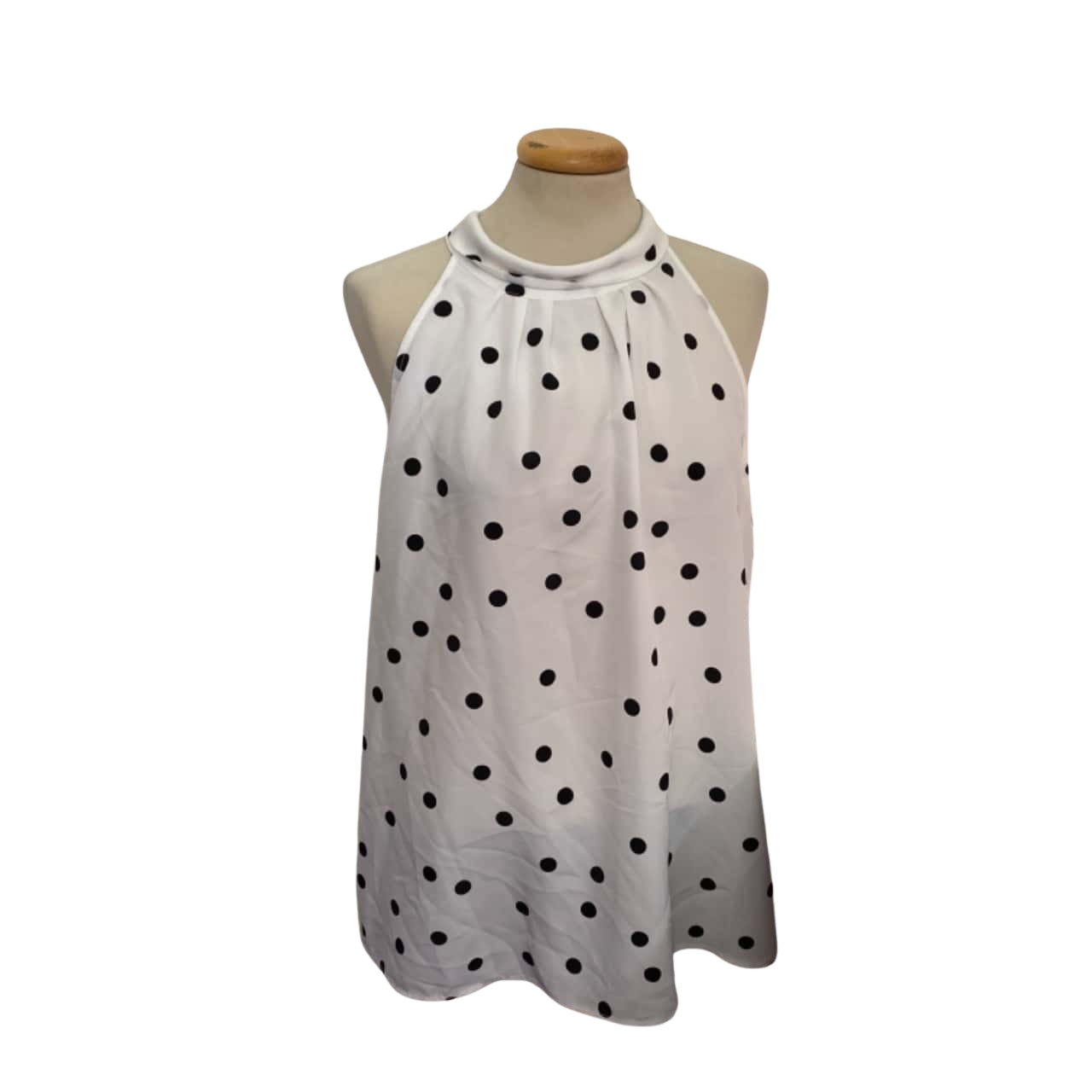 Tokito White And Black Polka Dot Shirt