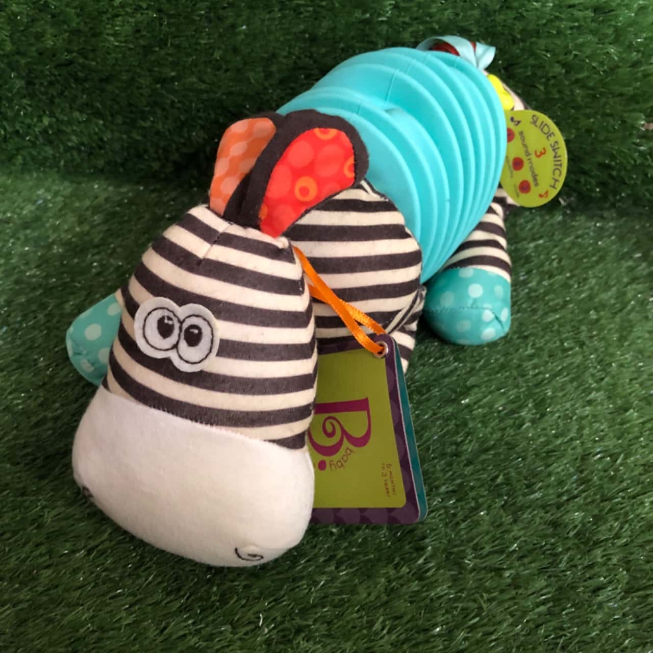 B.You Zebra Musical Toy (New)
