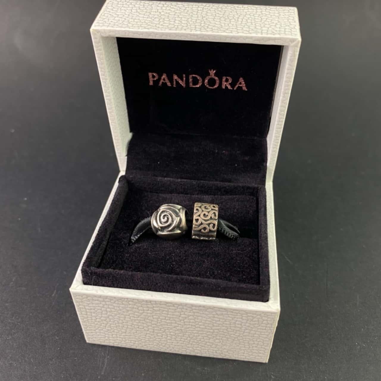 Pandora swirl clip ALE Charm and rose charm Womens (s)