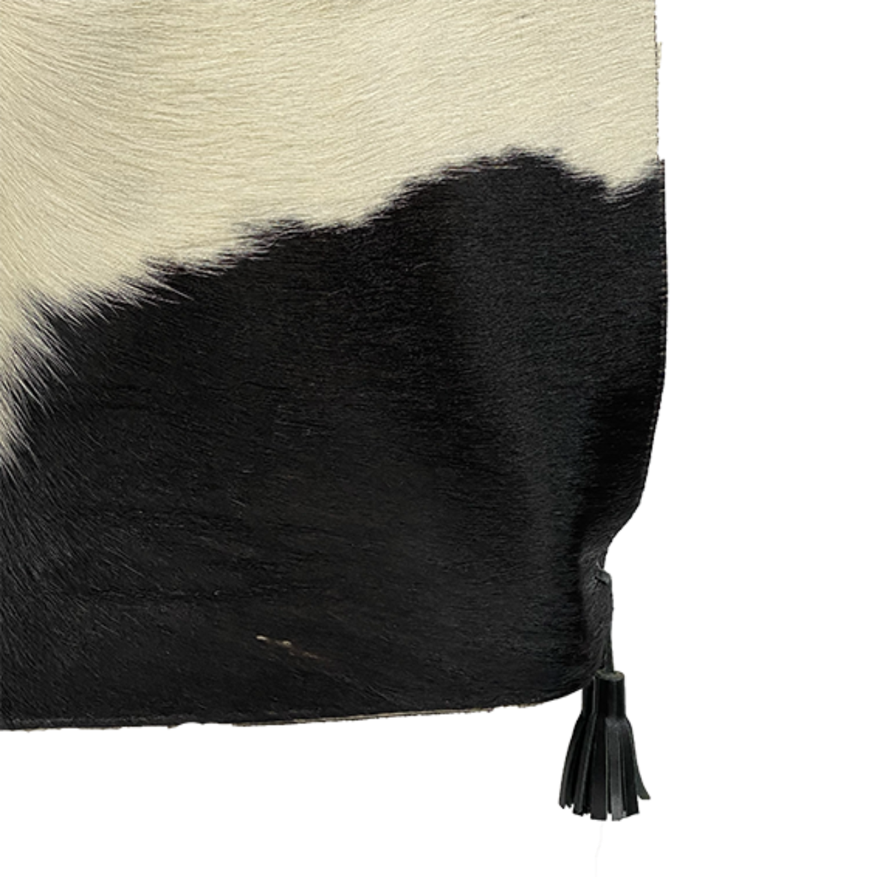 SARAH CONNERS (Aust Designer label) Tote bag. Cow hide + Black leather(s)