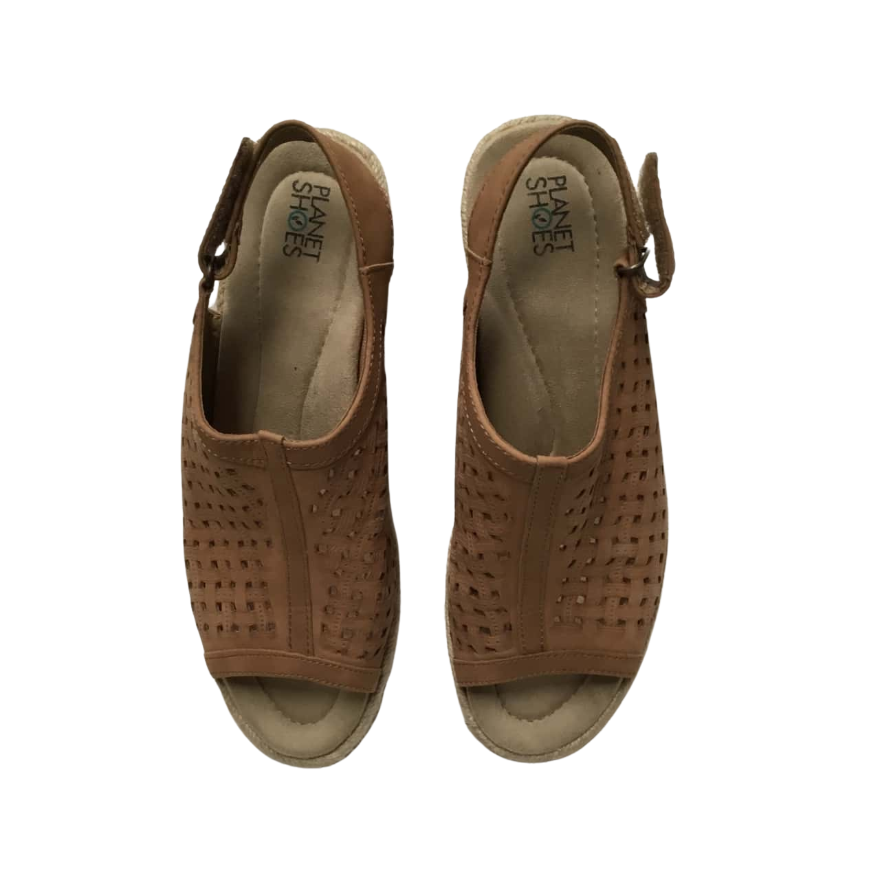 Planet Shoes - Jennifer Wedge Suntan Colour Size 9 - RRP $149.95(s ...