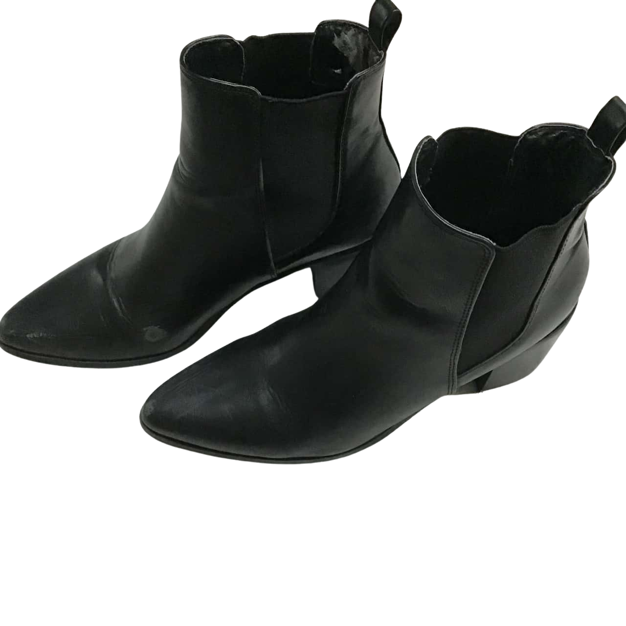 Jo Mercer Allure Womens Size 39 Black Leather Boots (s)