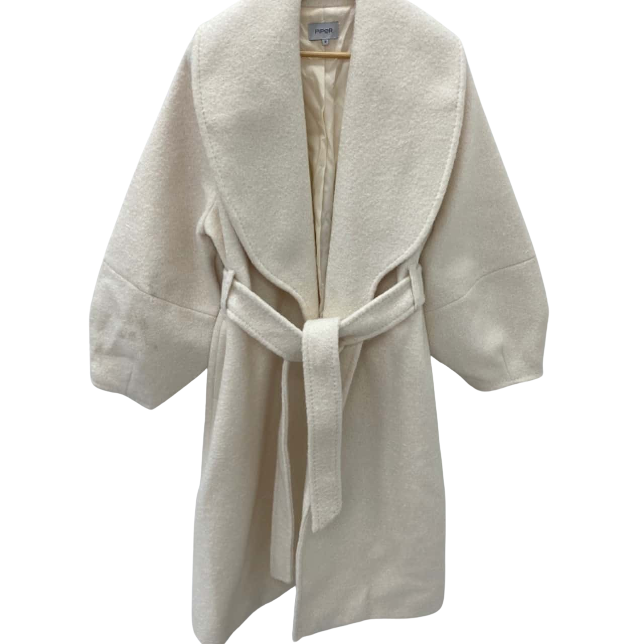 Piper Womens Size 12 Winter Coat Cream / Off White (s) - Used Very Good ...