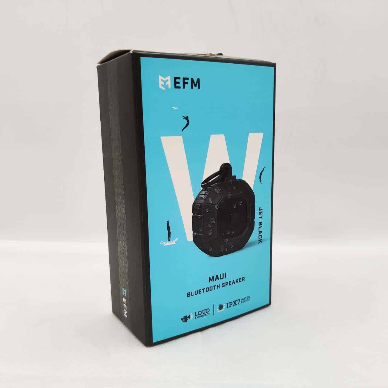 EFM MAUI Jet Black Waterproof Bluetooth Speaker (s)