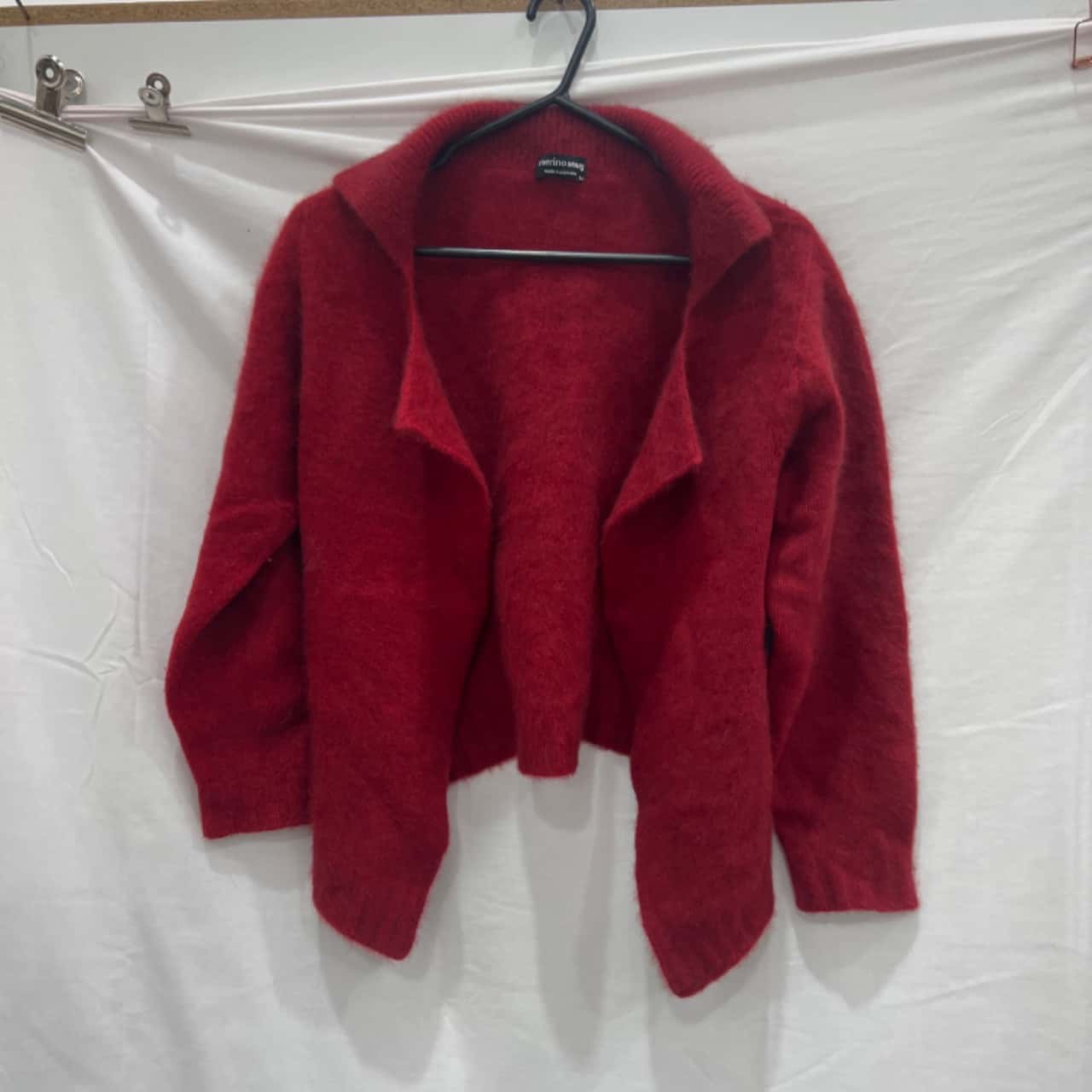 Merino Snug Womens Jacket Red Size M (s)