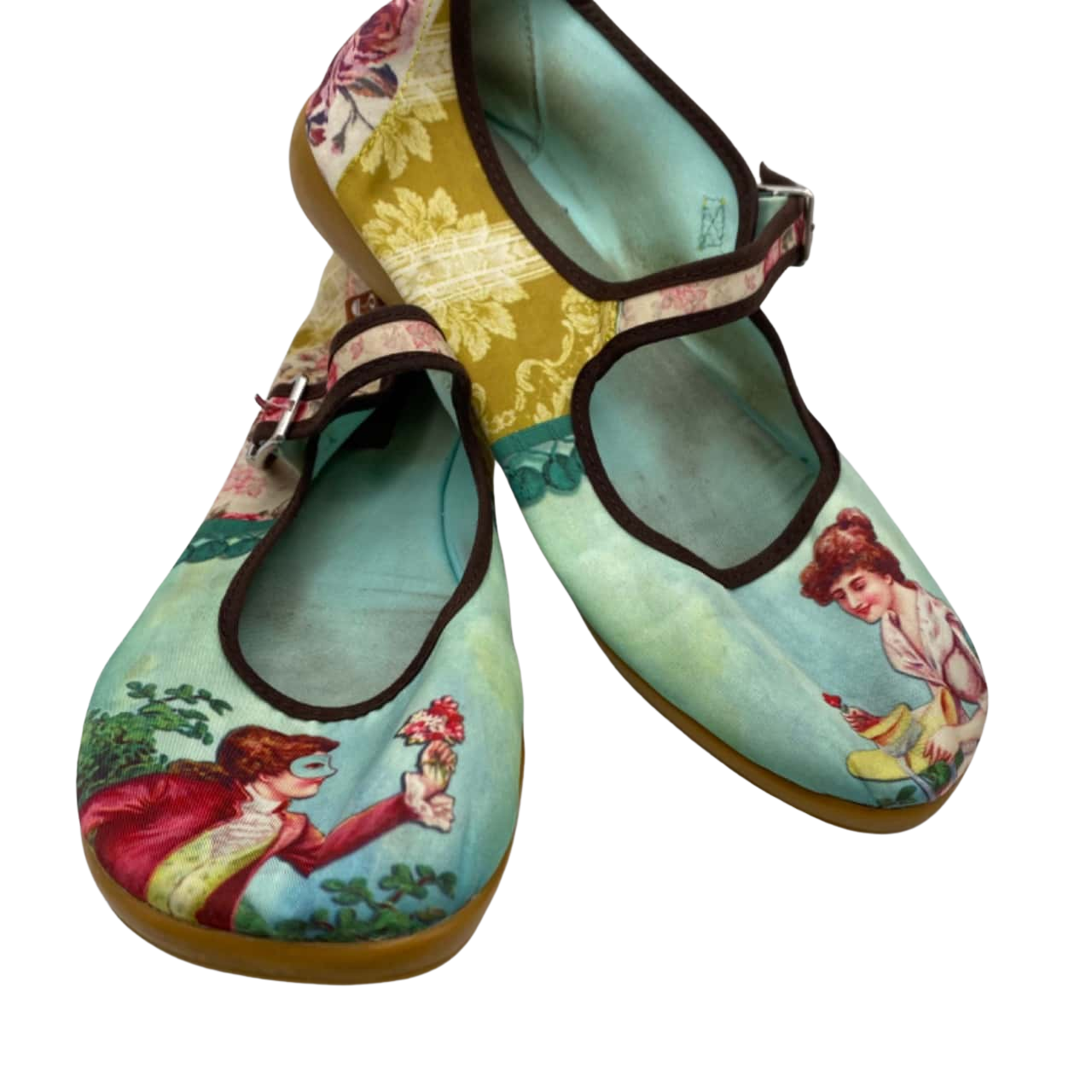 Chocolaticas Womens 2004 Size 39 Multicoloured Flats (s)