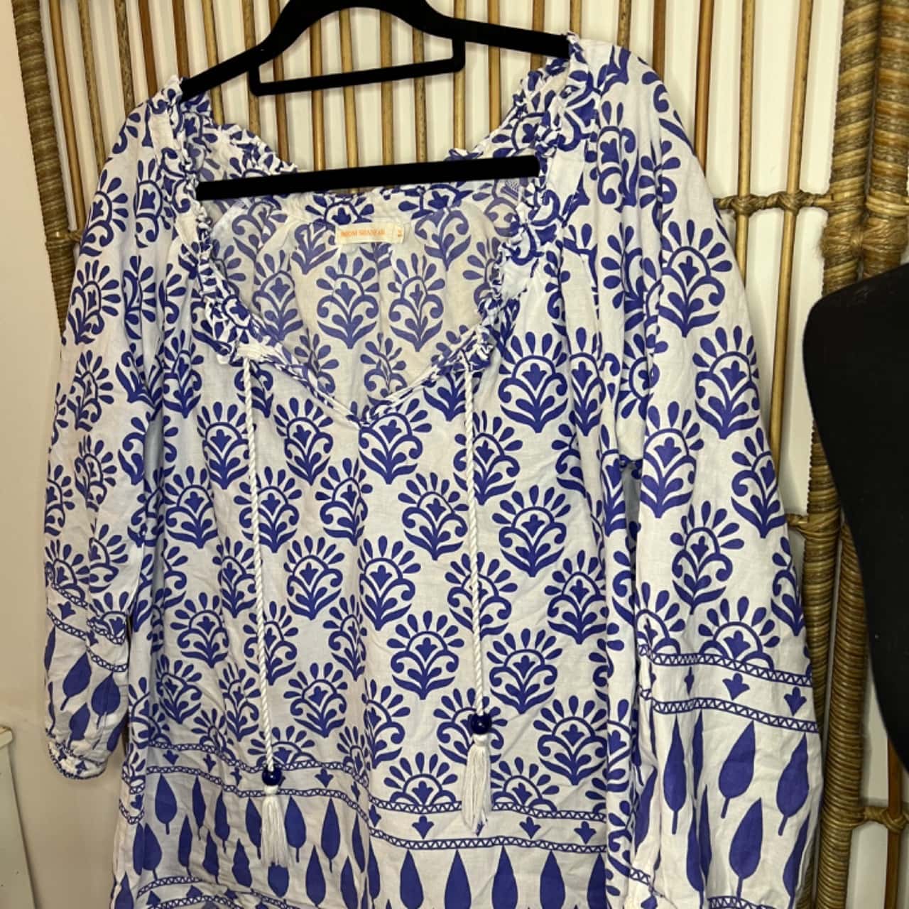 Boom Shankar boho beach top blouse (s)