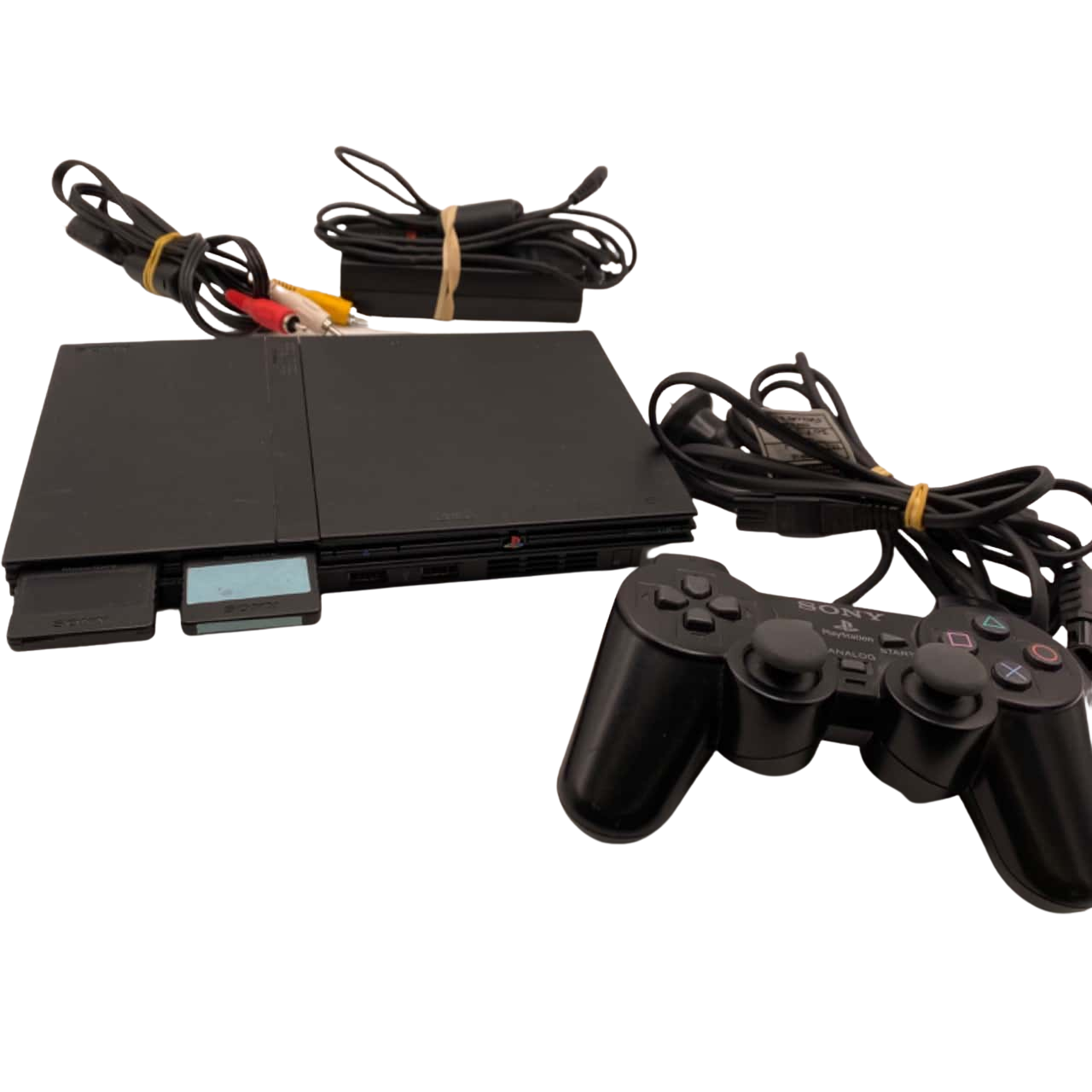 Sony Play Station 2 Model SCPH-70002 with cords, memory cards 1 ...