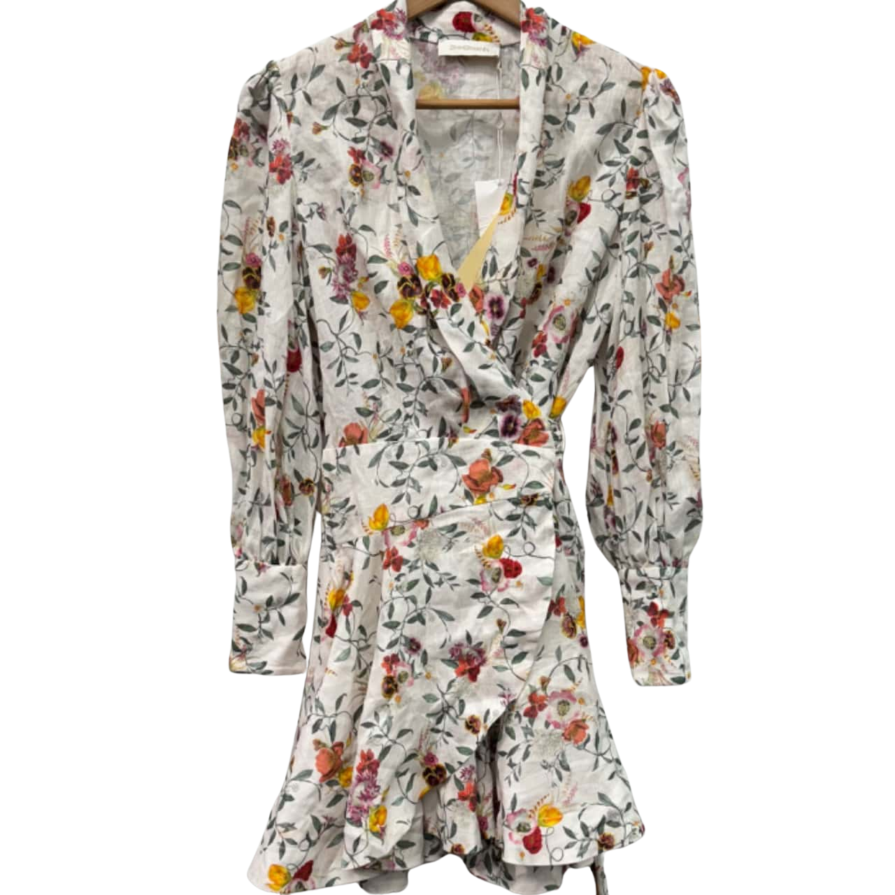 BRAND NEW WITH TAGS Zimmermann Womens Size 12 Mini Dress Floral (s)