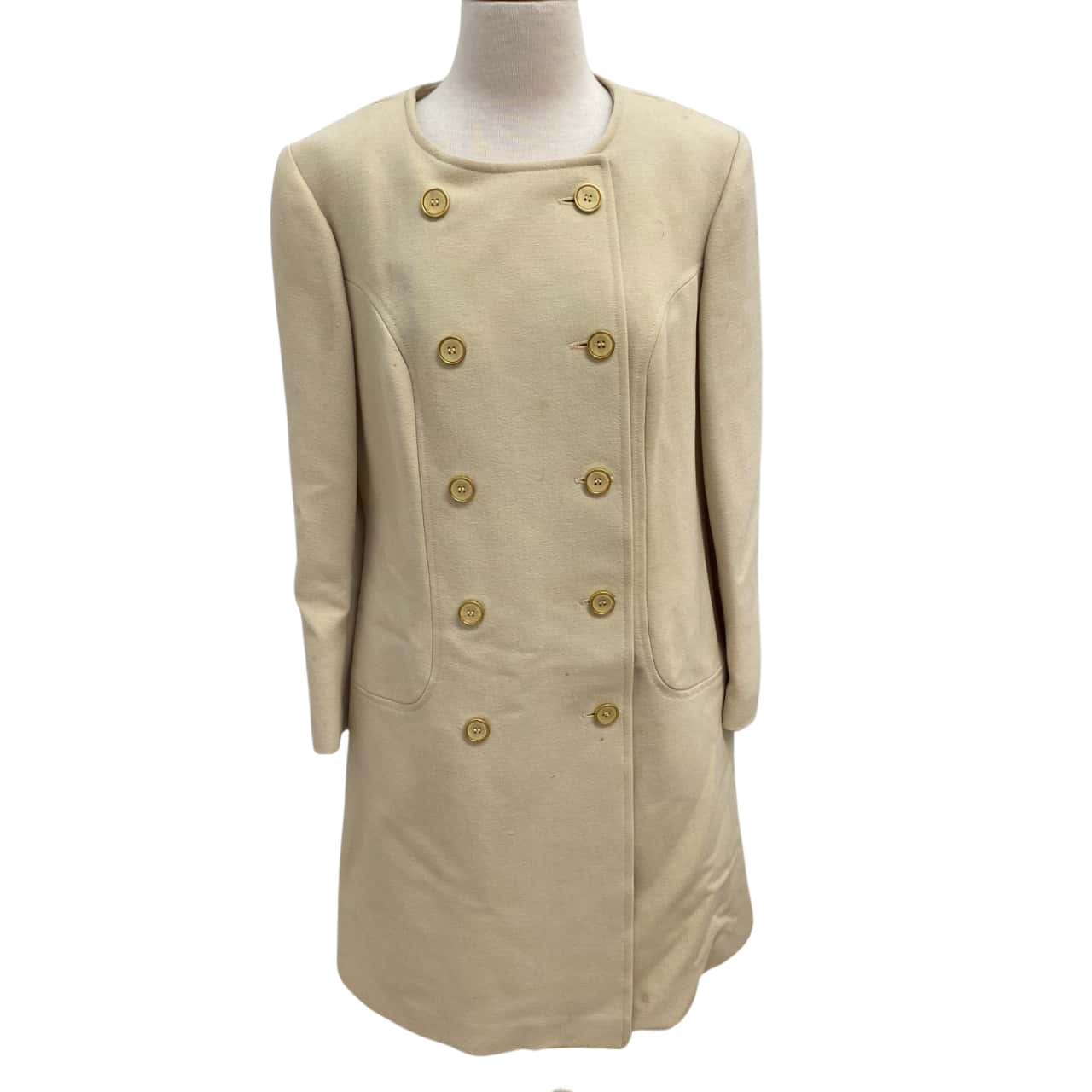 Sportscraft Vintage Cream Coat. Size 8