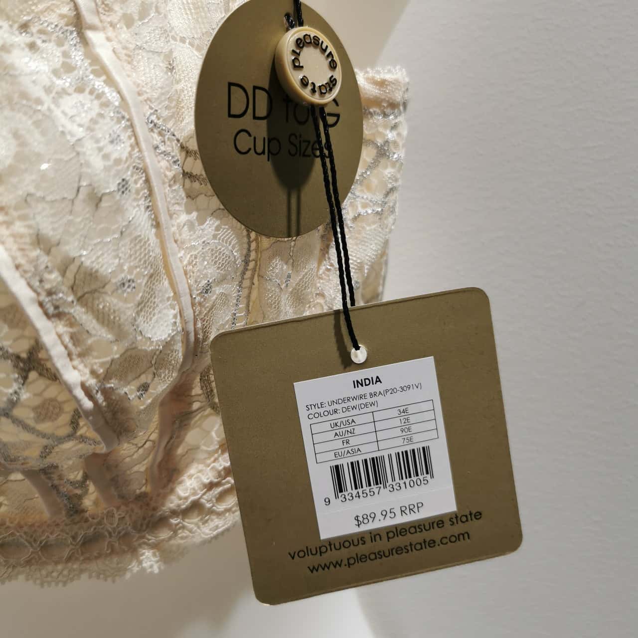 BNWT - Womens - Heidi Klum 'India' . Underwire bra and mini brief set ...