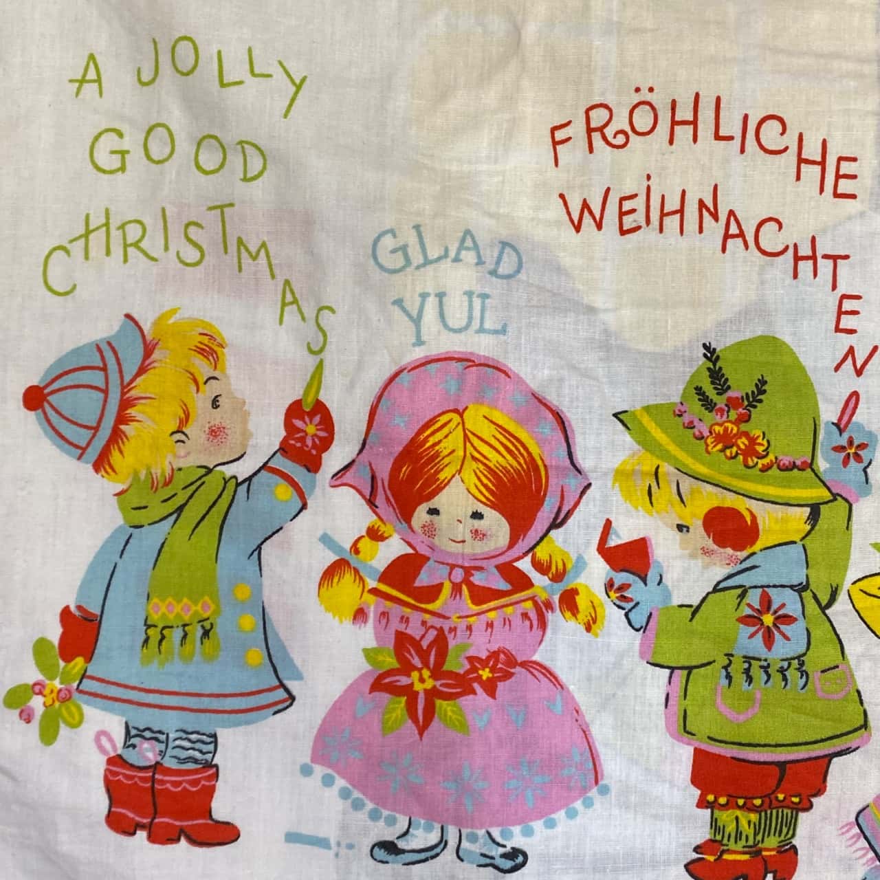 Vintage Mid 1970s Christmas Stocking Pillowcase Personalised For RYAN ...