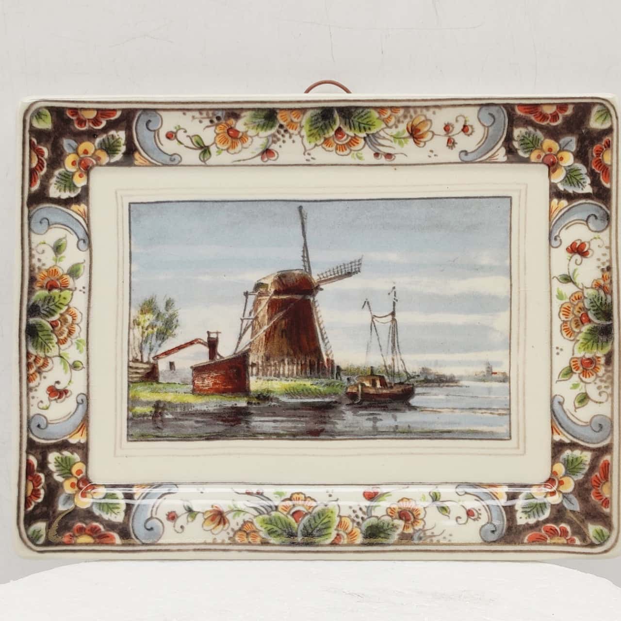 Delfts Holland Decorative Plate 12 x 15cm Art. 24 - 101 Made In Holland