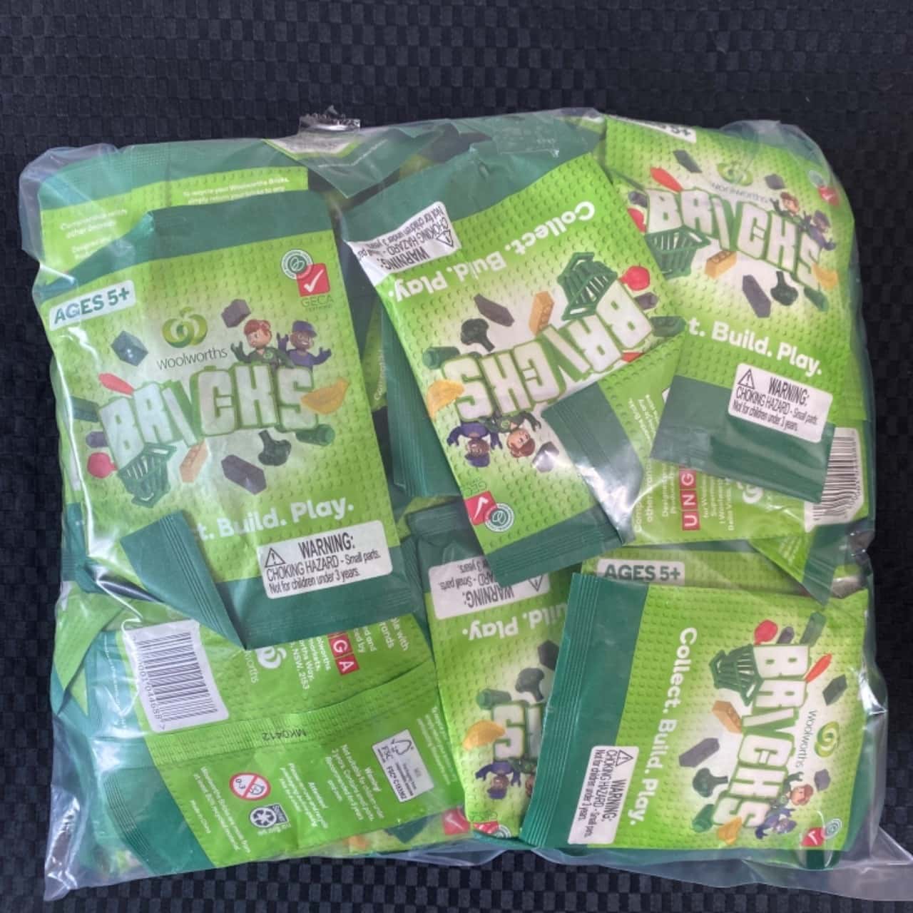 Woolworths Bricks 66 Packs of Collectable Blocks - New Unopened(s)