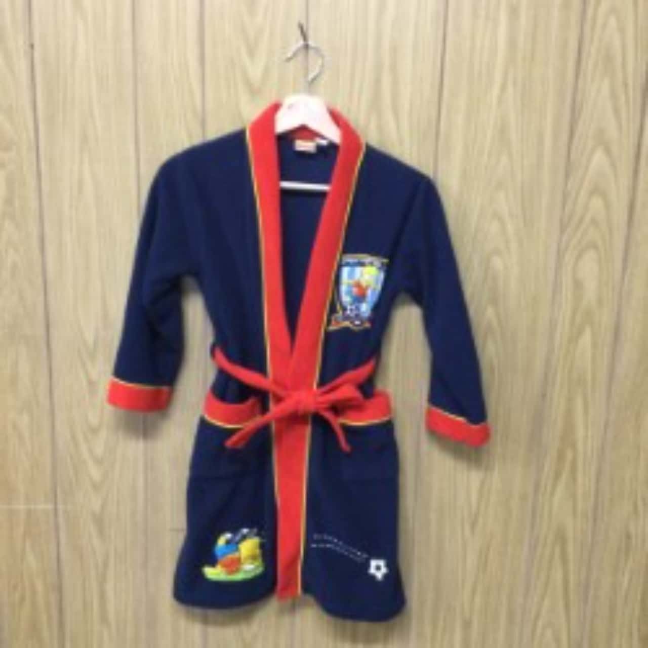 Kids Size 6 Sleepwear Blue Robe. The Simpsons.(s)