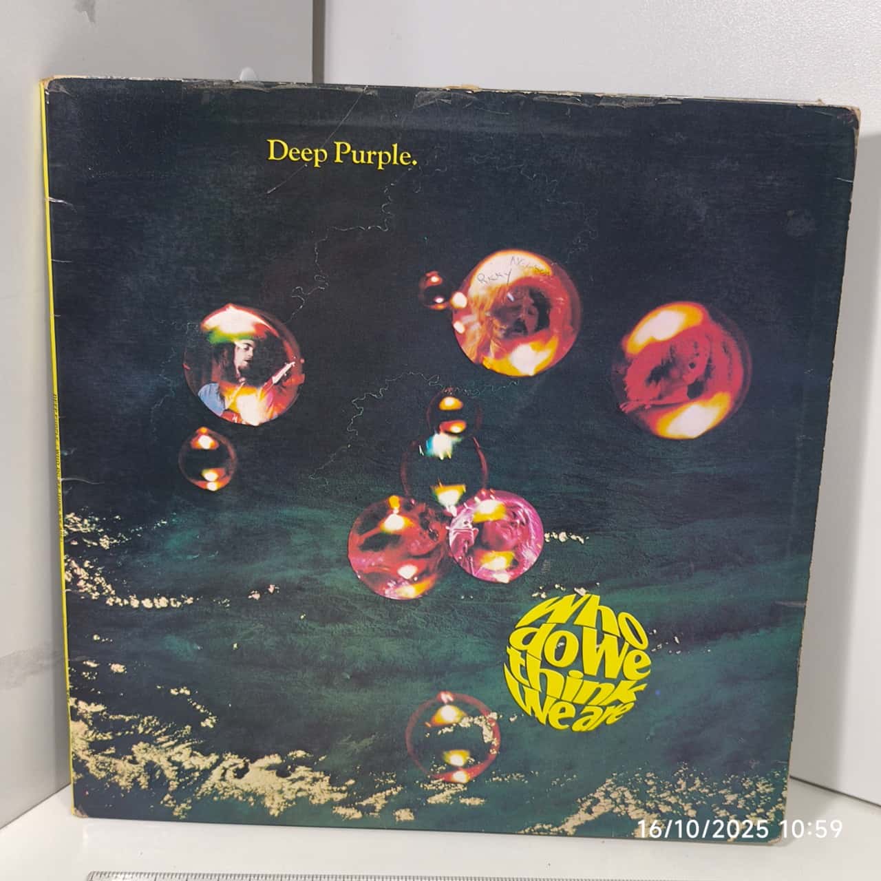 Deep Purple LP Vinyl Who Do We Think We Are? Vintage As Is (s)