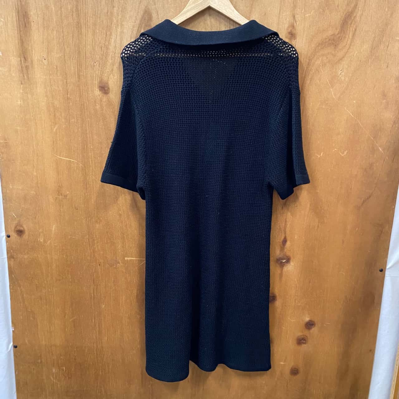 Assembly Label Black Knit Dress Size 8