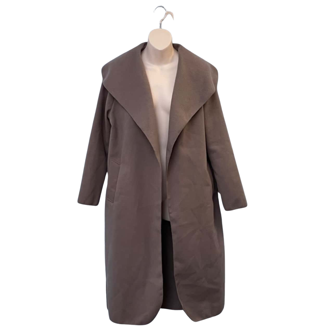 Womens Size 10 / 12 Open / Winter Jacket Brown
