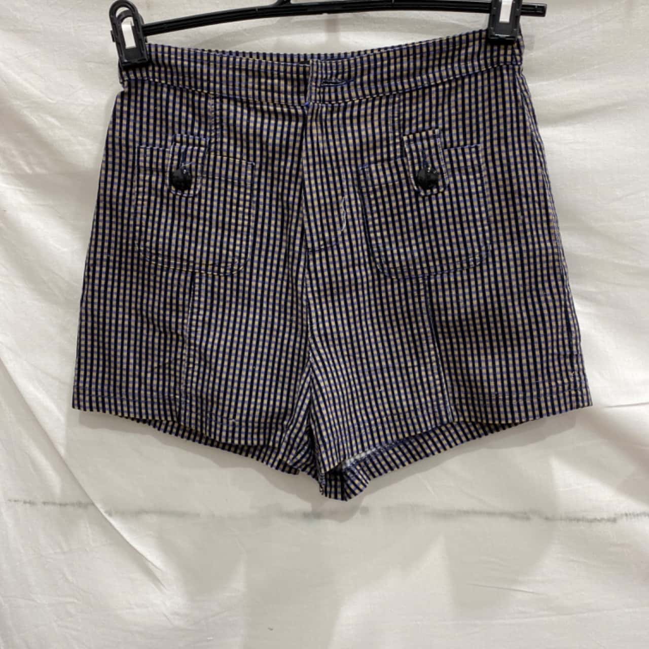 Dangerfield Womens Size 8 Checked Shorts(s)